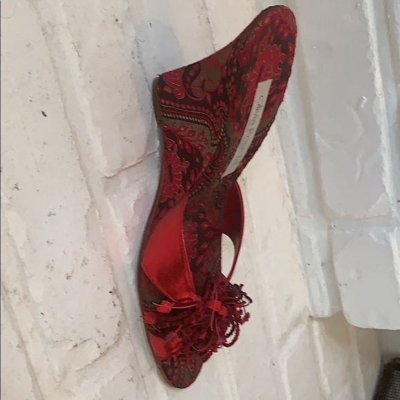 Olivia Rose Tal | Shoes | Olivia Rose Tal Red Heels | Poshmark